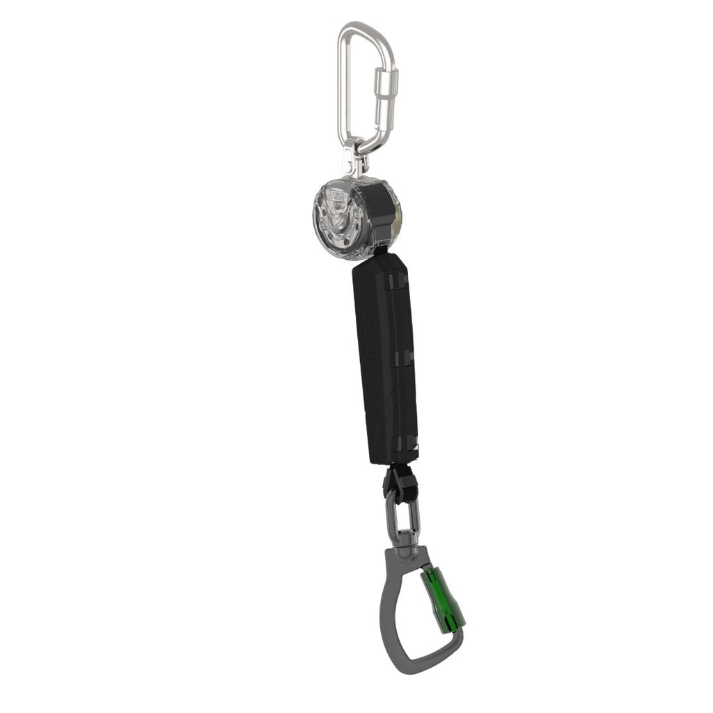 MSA V-TEC Mini Personal Fall Limiter with Alloy Triplock Swivel Carabi ...