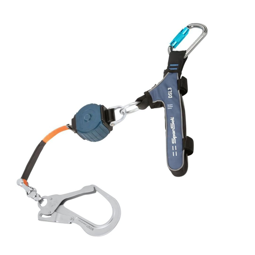 SPANSET DSL3 Self Retracting Lanyard with Alloy ANSI Scaff Hook ...