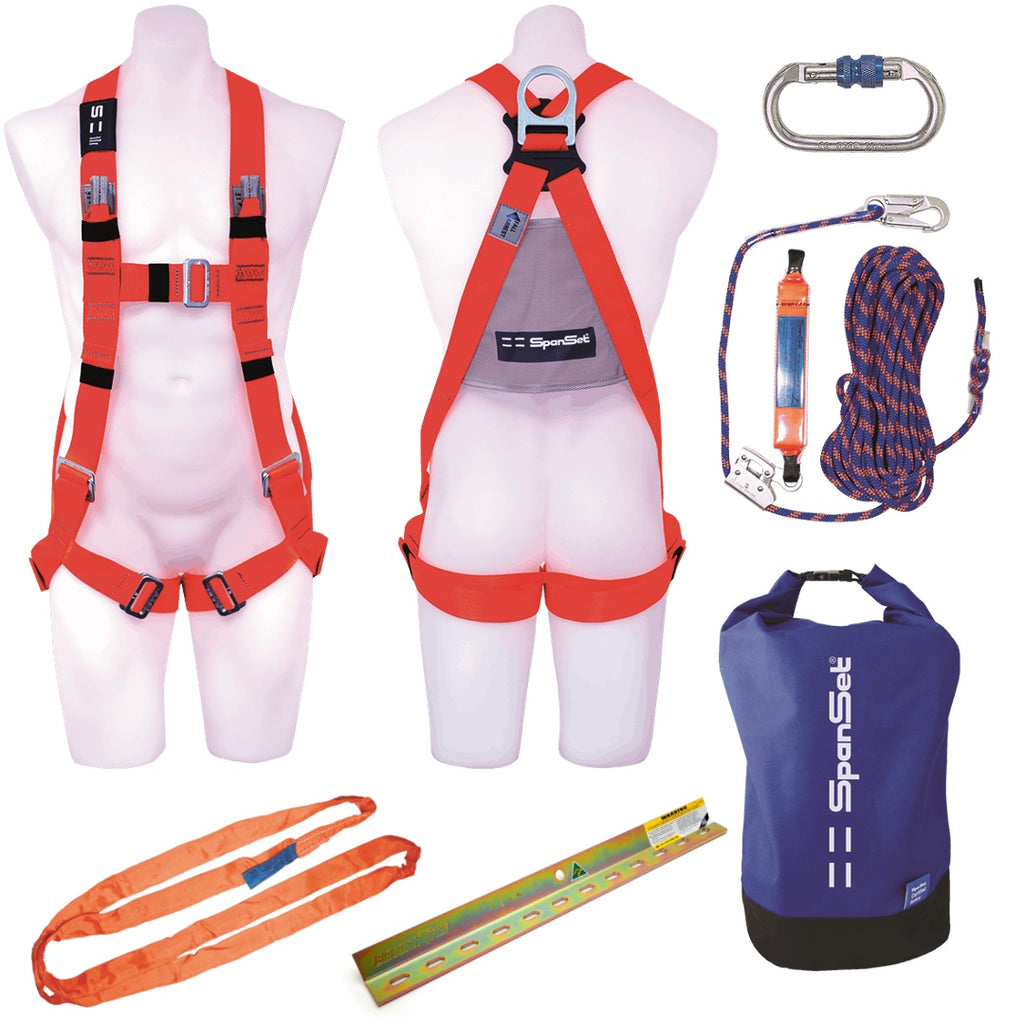 SPANSET Roofers Harness Kit with Temporary Anchor – Height Dynamics