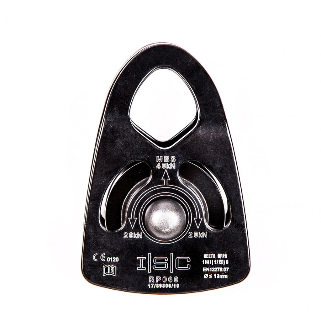 ISC Single Alloy Prussik Pulley - Black – Height Dynamics